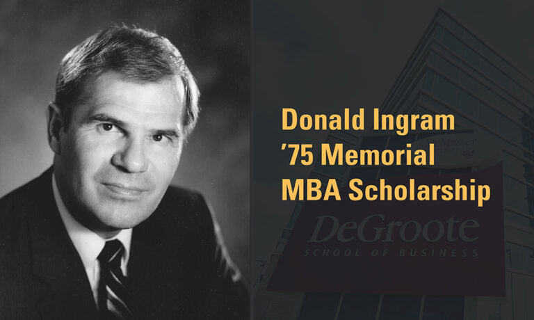 Donald Ingram: A legacy of opportunity - DeGroote School of Business