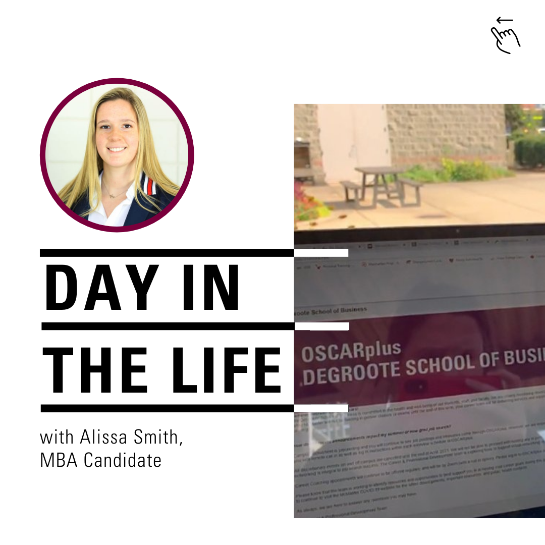 Day in the Life with Alissa Smith - DeGroote School of Business
