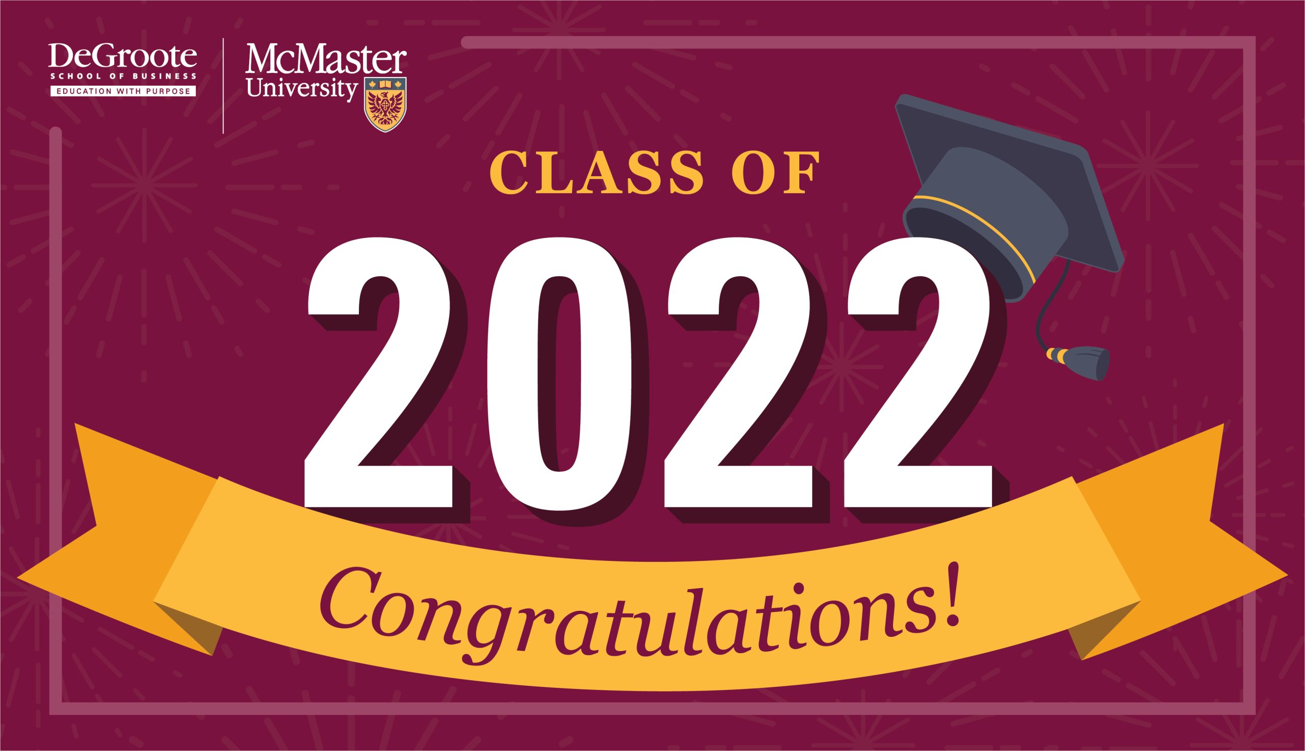Congratulations to the Class of 2022 - DeGroote School of Business